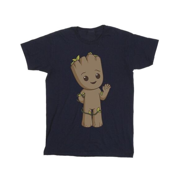 Marvel | Shirts & Tops | Marvel Girls I Am Groot Cute Groot Cotton Tshirt Navy Blue | Poshmark